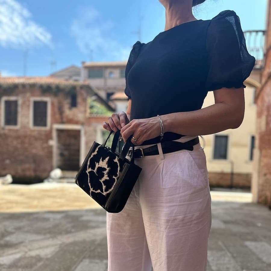 Sophisticated charm in Bevilacqua's Mini Tote Bag